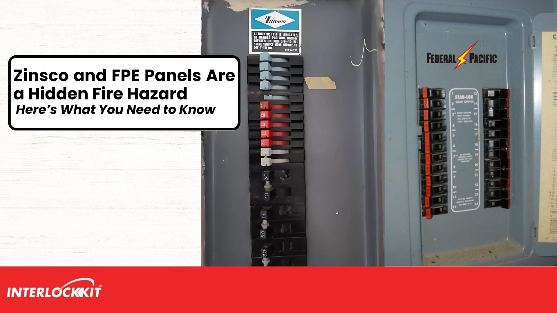 Zinsco and FPE Panels are fire hazards; here's what to know